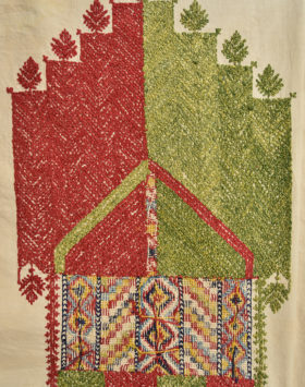 Chefchaouen Embroidered Panel (Arid) – Sarajo
